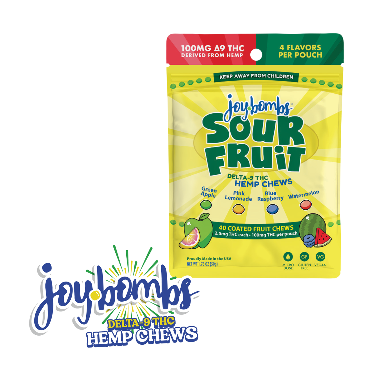 Joy Bombs - Delicious Hemp-Based Gummies & Treats | Goldfish Distro